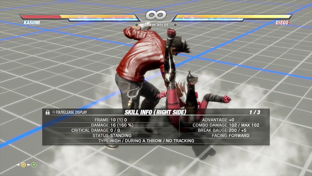 Dead or Alive 6 - Meaty / Frame manipulation (Diego) - YouTube