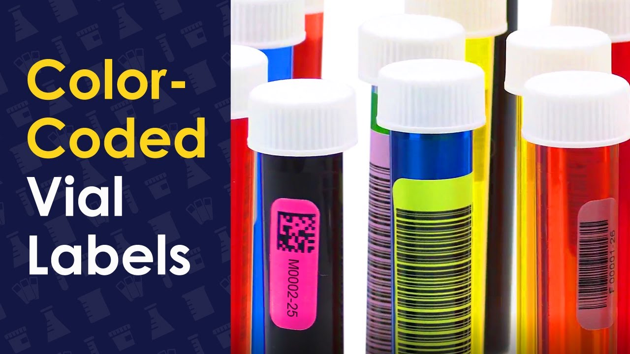 Color-Coded Vial Labels - YouTube