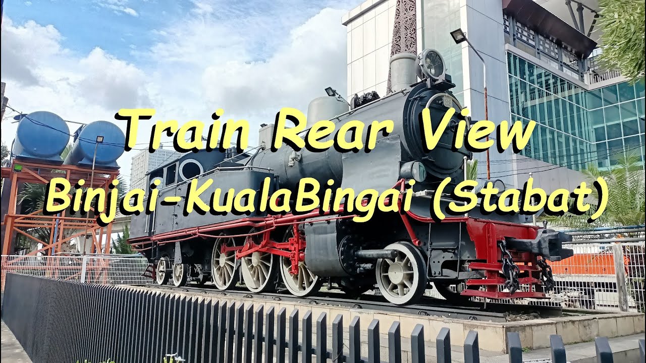 Naik Kereta Api Medan - Binjai, Lihat Jalur Rel Binjai - Kuala Bingai ...