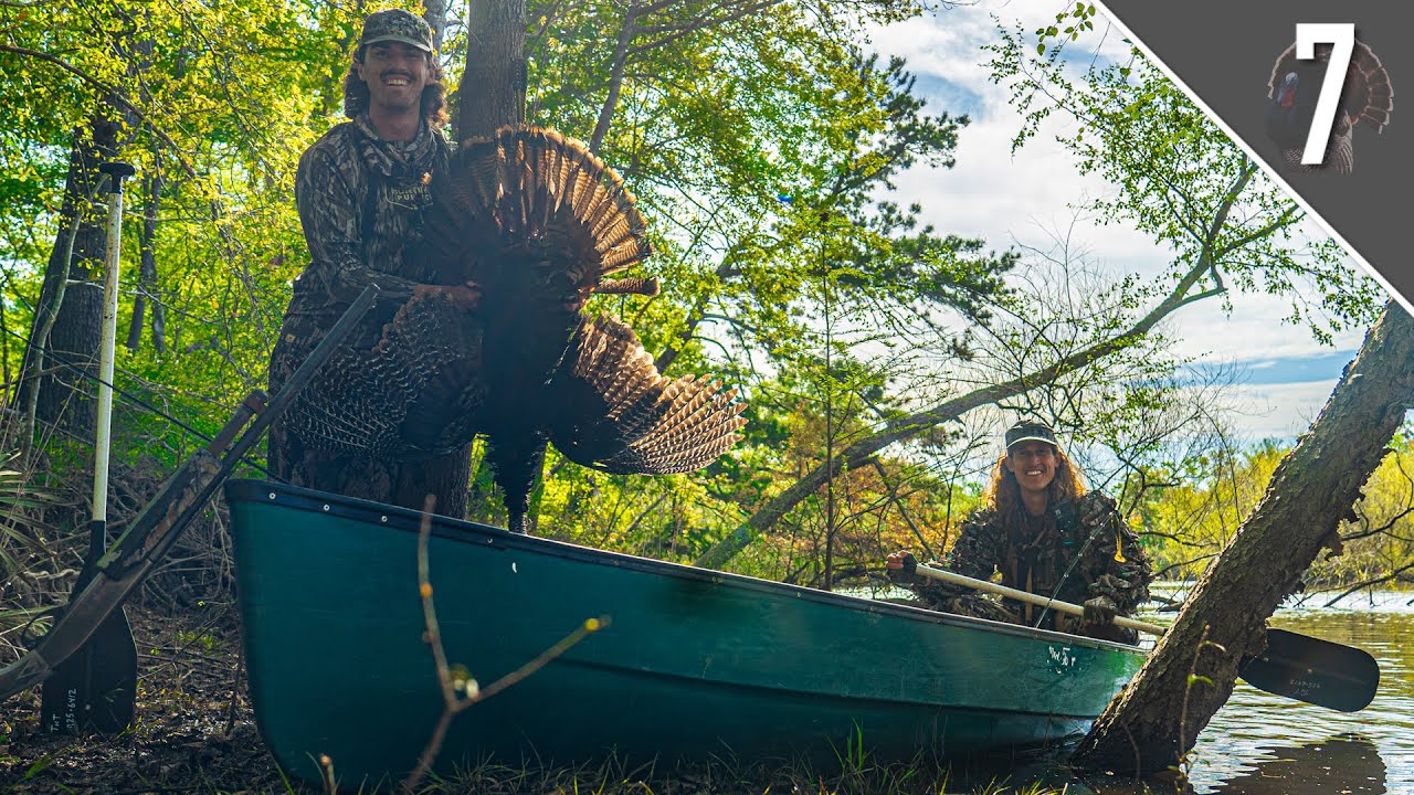 Public Land CANOE Turkey Hunt - Florida River Bottom Adventure! - YouTube