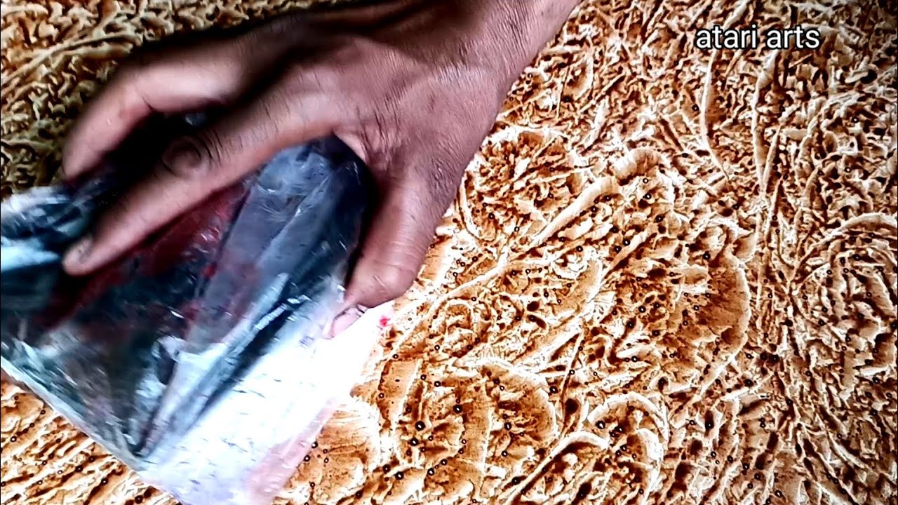 Oil tube Wall texture | OilTube Pouring Design Painting | easy ceiling ...