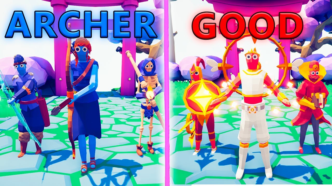 ARCHER TEAM vs GOOD TEAM | TABS - Totally Accurate Battle Simulator ...