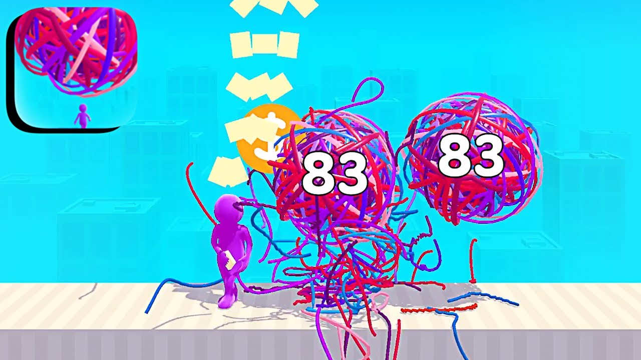 Rope Blast - All Levels Gameplay Android,ios (Levels 19-21) - YouTube