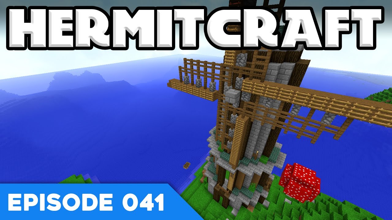 Hermitcraft V 041 | WINDMILLS & WATERWAYS | A Minecraft Let's Play ...