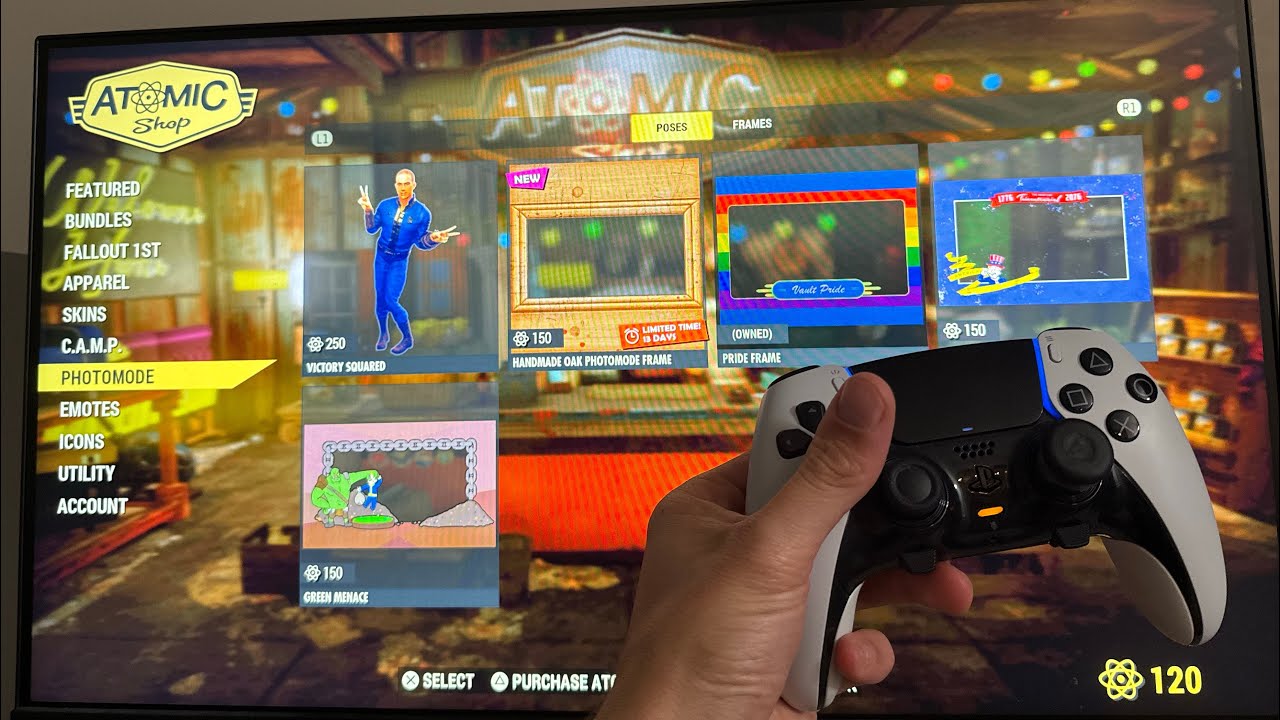 Fallout 76: How to Purchase Photomode Poses & Frames in Atomic Shop ...