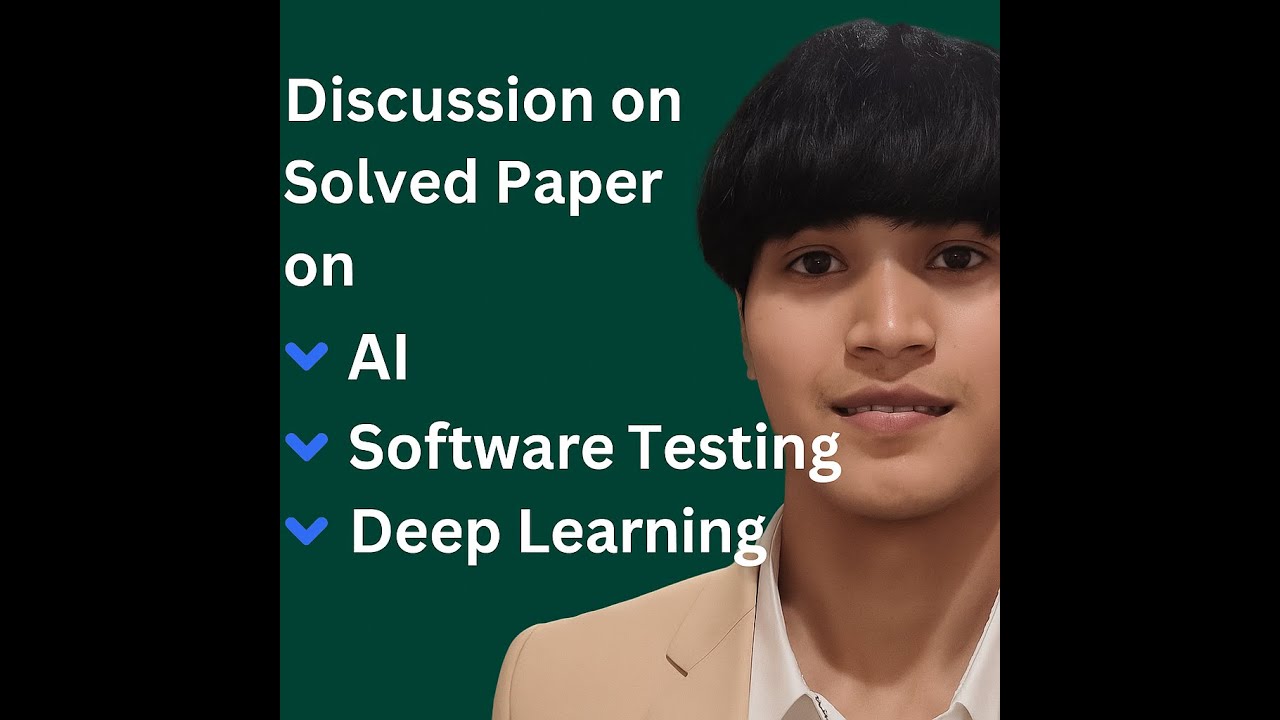 AI, SE, Deep Learning | discussion on solved paper - YouTube