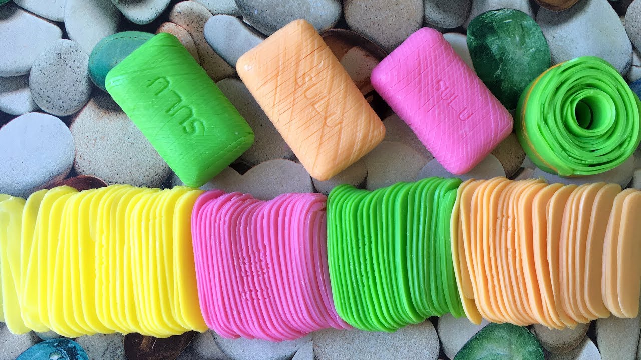 Crunch soap | Crackle soap SULU | ASMR Soap Carving (NO TALKING ...