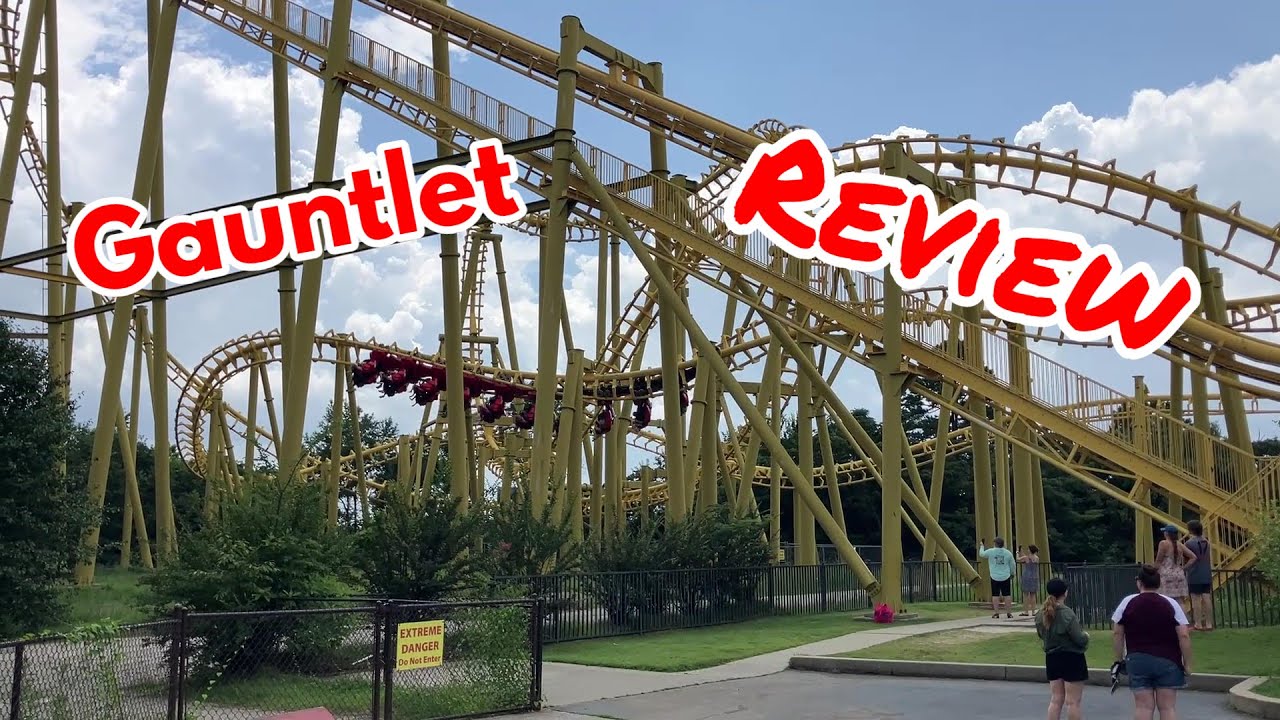 Review of Gauntlet @ Magic Springs | Fun or Tough Rough? - YouTube