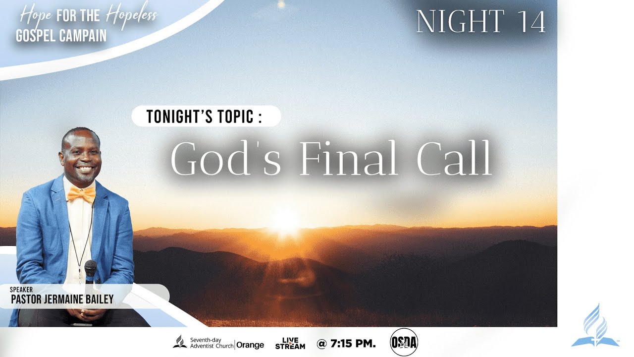 ||"GOD'S FINAL CALL"|| HOPE FOR THE HOPELESS CAMPAIGN|| DAY 14 || DEC 1 ...
