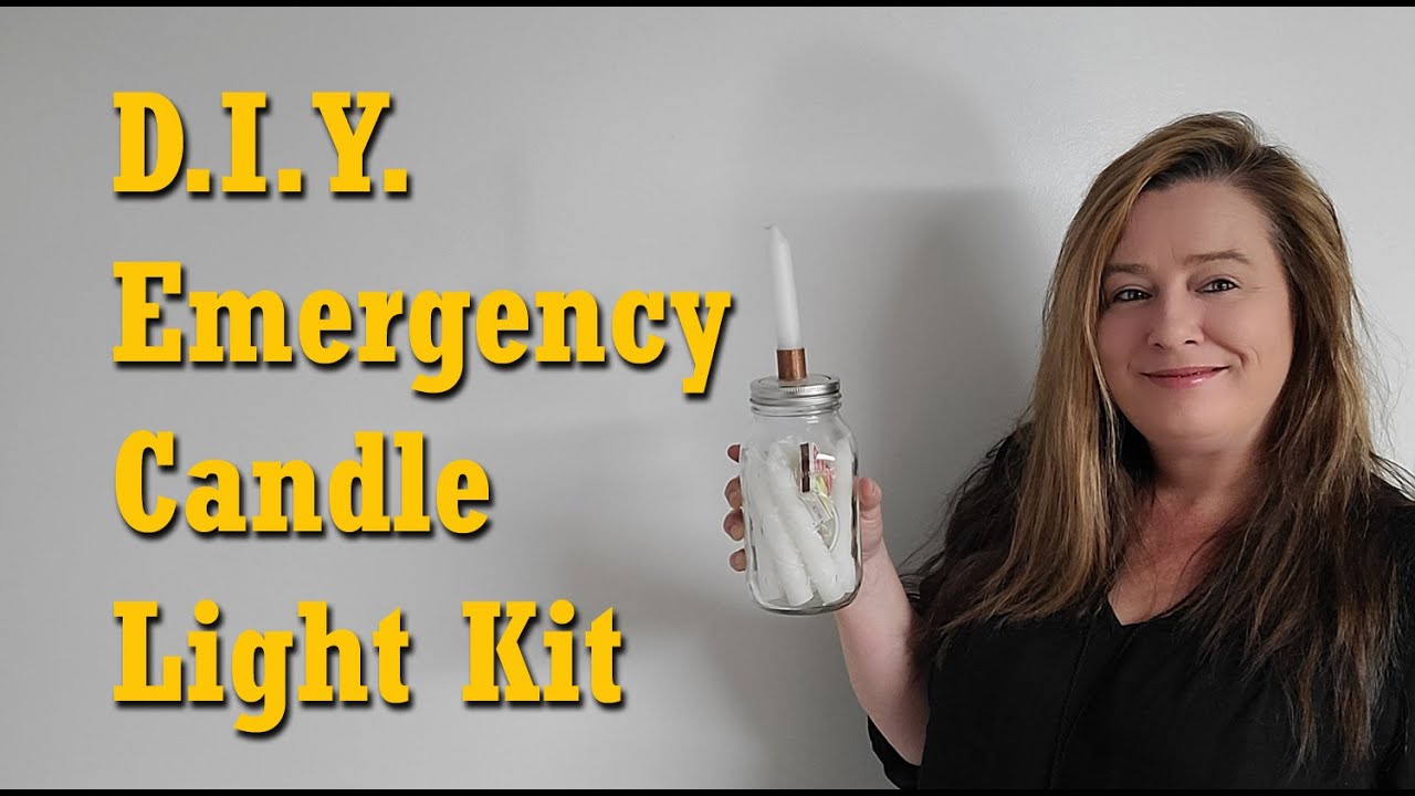 DIY Emergency Light Kit ~ Emergency Candles ~ Preparedness - YouTube