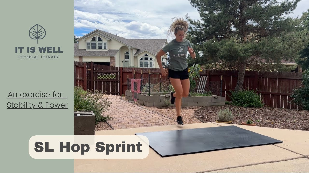 Single Leg Hopping Sprint - Running Drill and Warm Up - YouTube