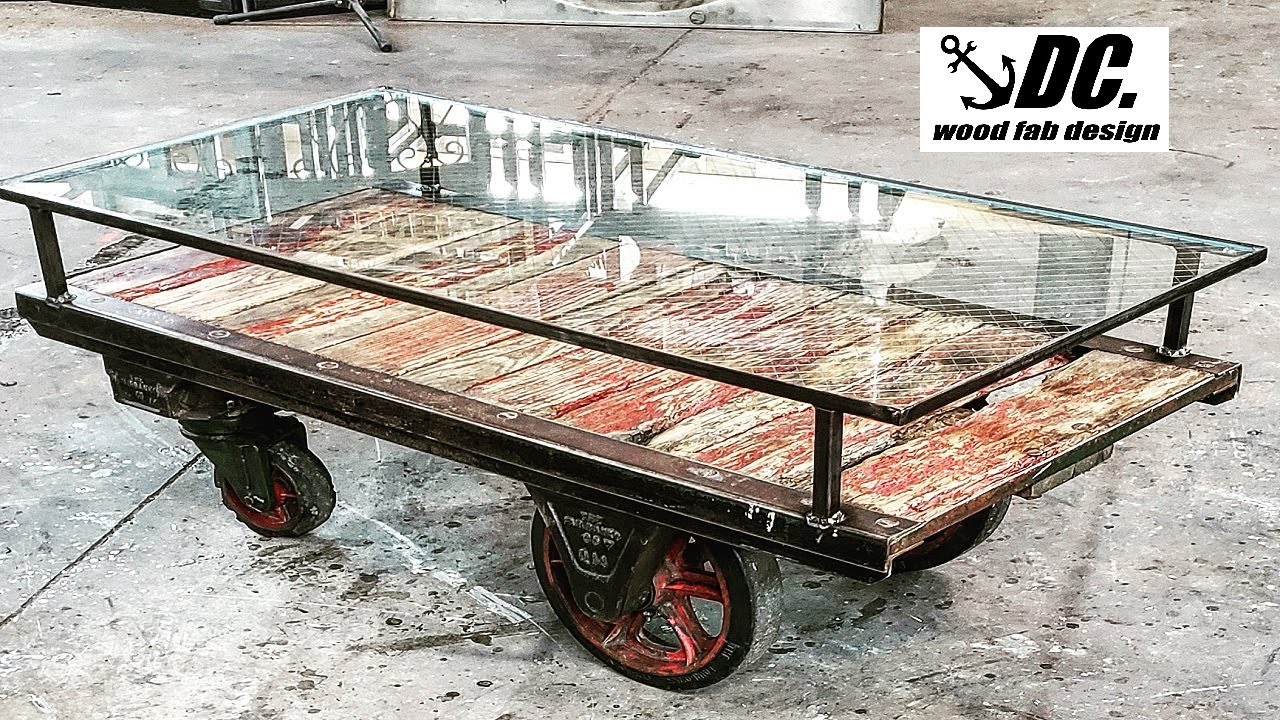 Warehouse Factory Cart Table - YouTube
