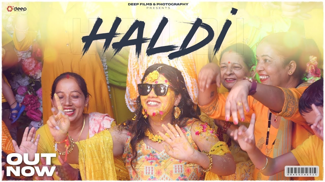 Simple Haldi Ceremony on London Thumakda | Bride Madhuri Khanal ...