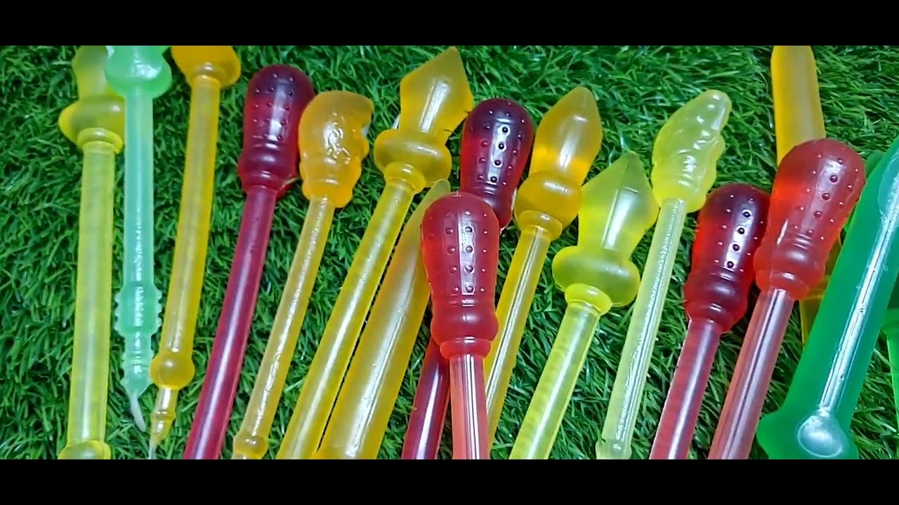 Very yummy big stick jelly - YouTube