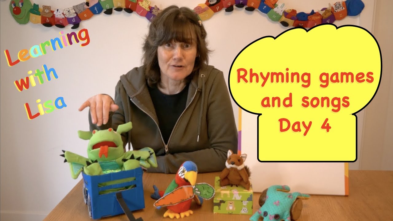 Phase 1 phonics - Rhyming games and songs - DAY 4 - YouTube