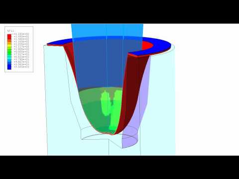 Plug-assisted thermoforming of a polypropylene cup - YouTube