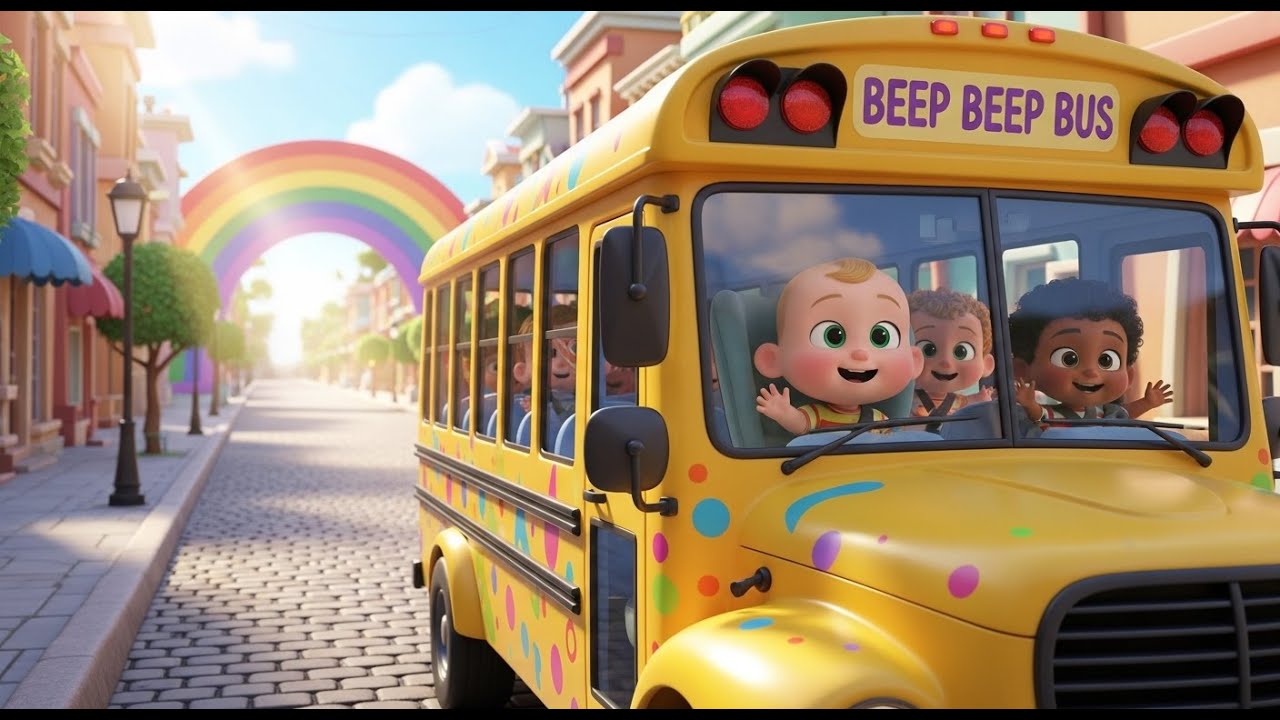 Beep Beep Bus Ride US 🚌 | Fun Bus Learning Ride for Kids - YouTube