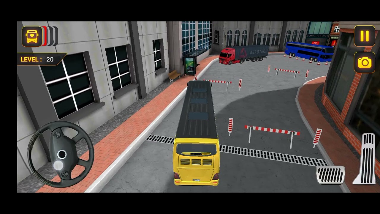 Bus Parking Simulator | Bus Parking Tricks | Bus Simulator Game Video ...