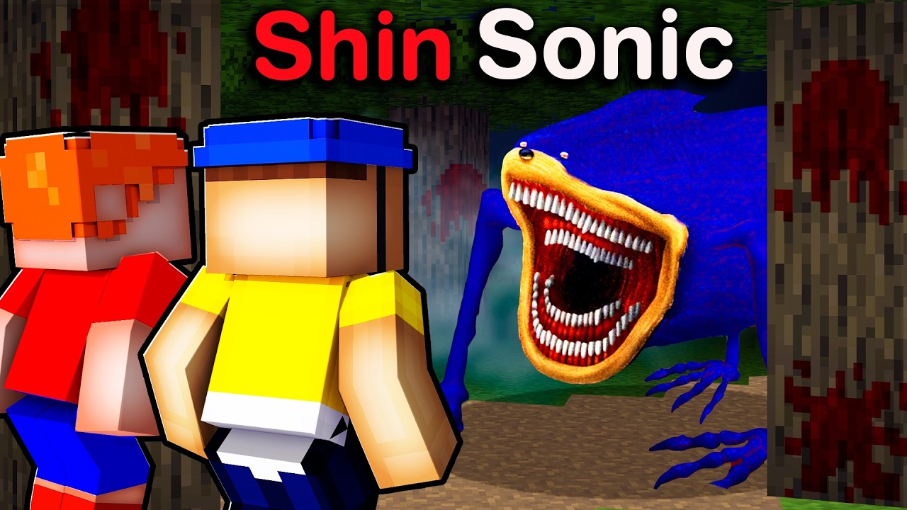 We HUNTED SHIN SONIC In Minecraft! - YouTube