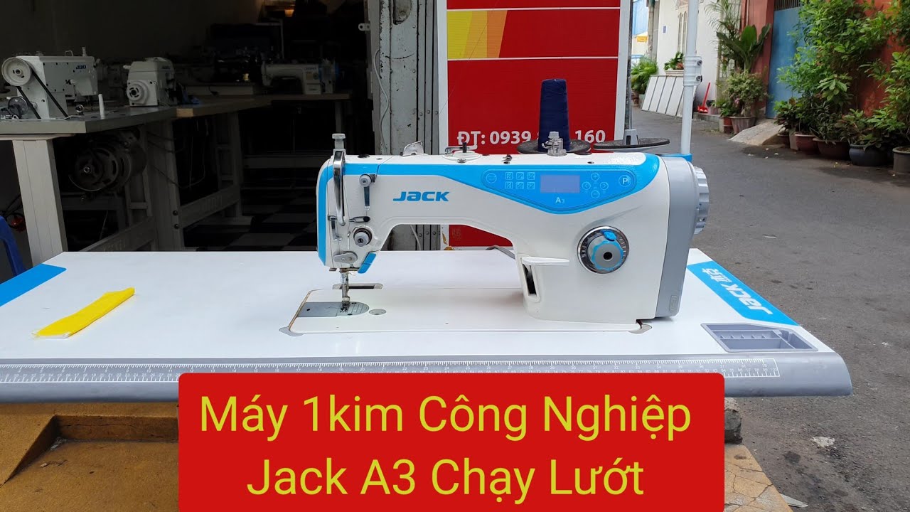 Máy 1kim Công Nghiệp Củ Jack A3 Hàng Siêu Đẹp | Máy May Chí Hải - YouTube