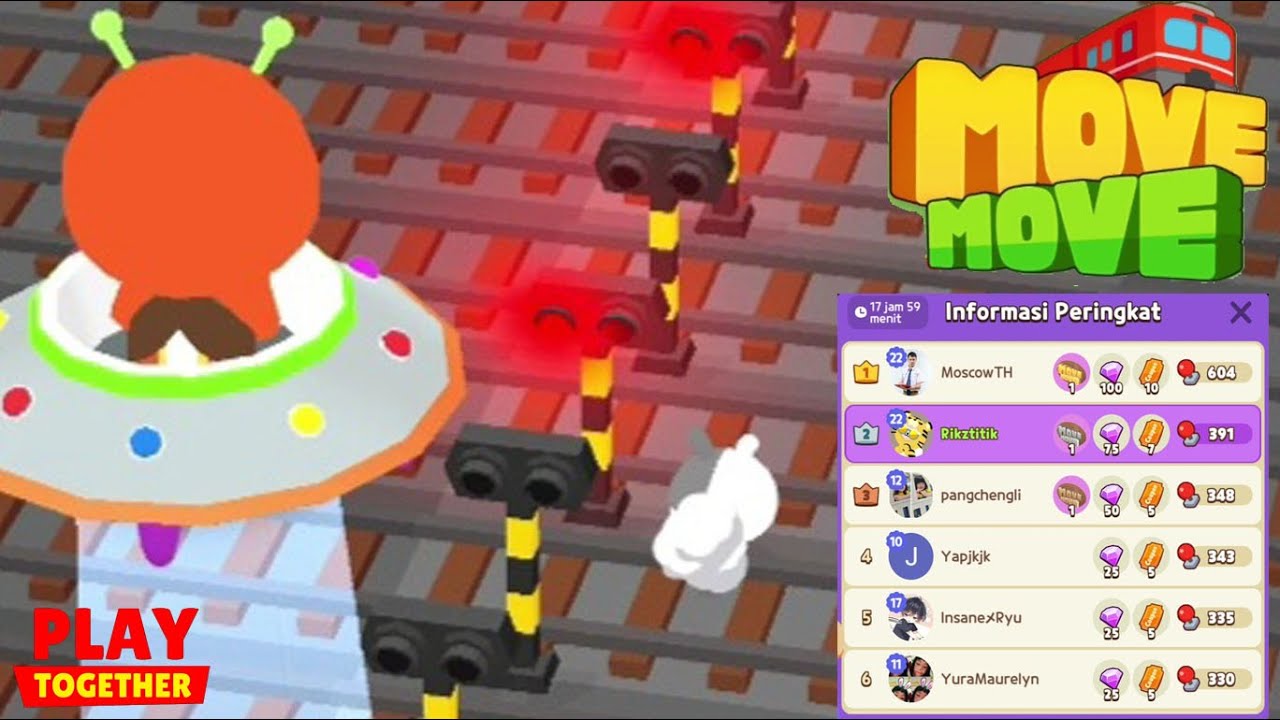 LOMBA GAME ARCADE TERAKHIR MOVE MOVE, SAINGANYA BERAT DAN JAGO SEMUA ...