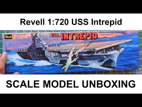 USS Intrepid | 1:720 Revell scale model unboxing | King's hobbies - YouTube