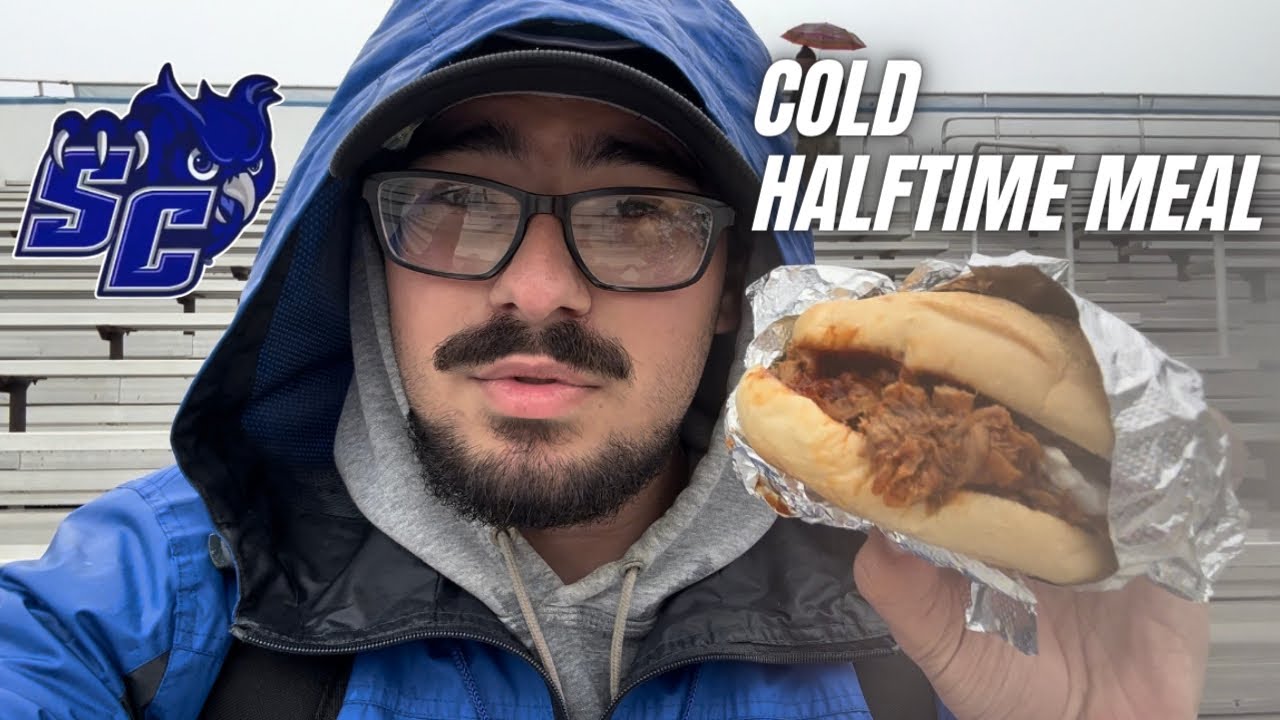 Crappy Food Truck Sandwich During Rainy Halftime | Food Review - YouTube