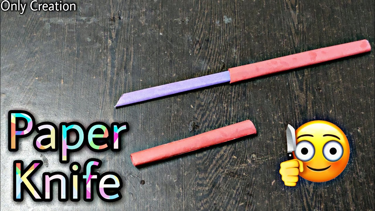 How to make a Paper Knife - YouTube