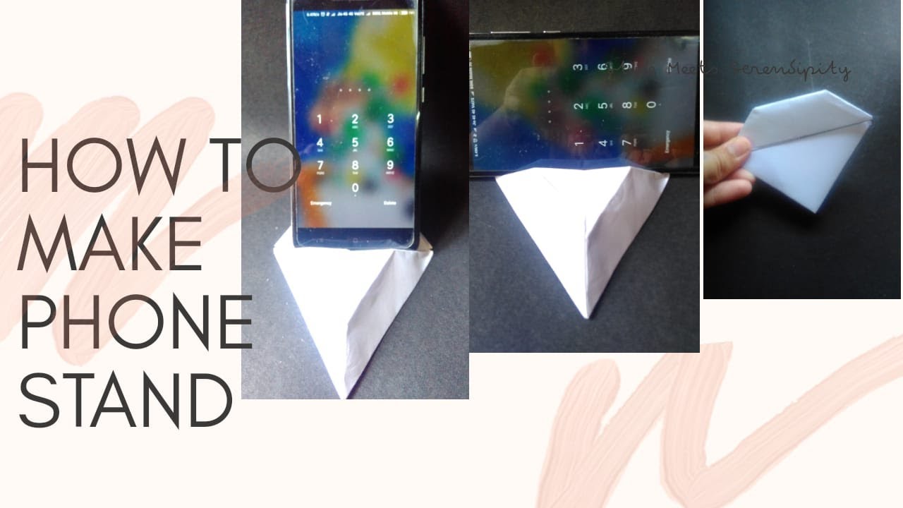 How to make phone stand | DIY Phone Stand | Aaditya tutorials # ...