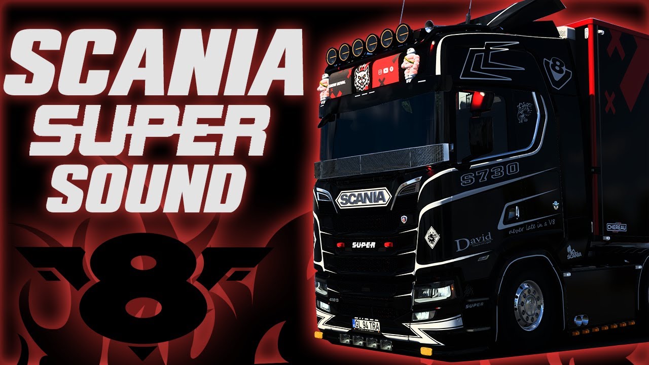 ETS2 MODS 1.46 SCANIA NG V8 SOUND MOD - YouTube