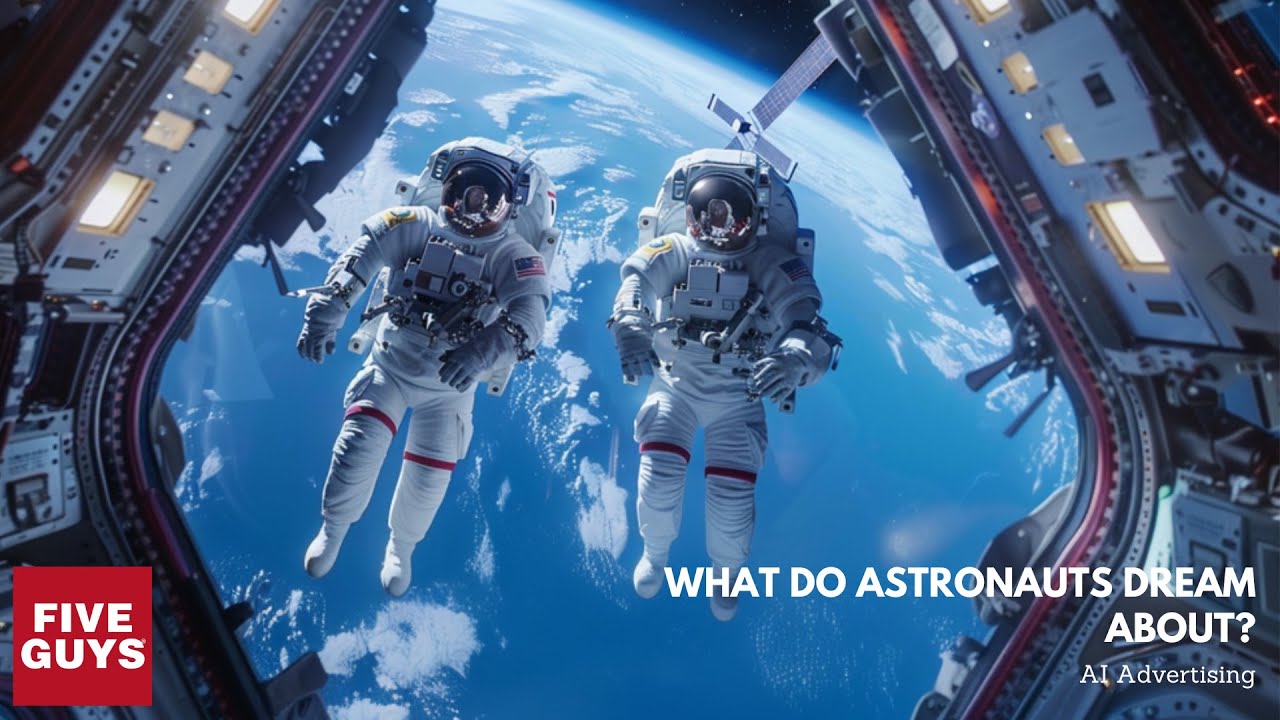 What do astronauts dream about? AI ad for Five Guys - YouTube
