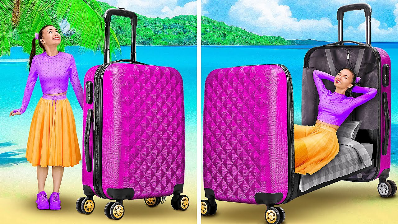 HACKS E AVENTURAS DE FÉRIAS PARA POBRES VS RICOS 🧳 Melhores Dicas de ...