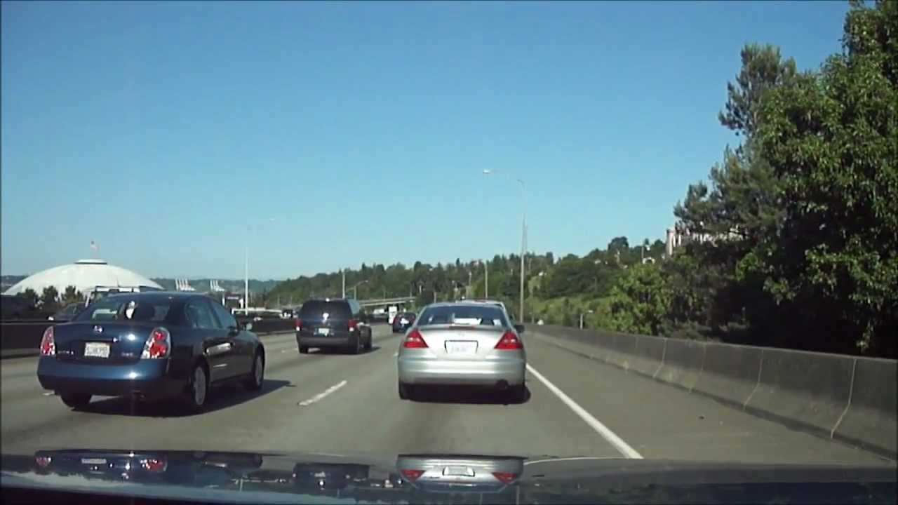 Eastbound Highway 16 onto Northbound Interstate 5 Tacoma Washington ...