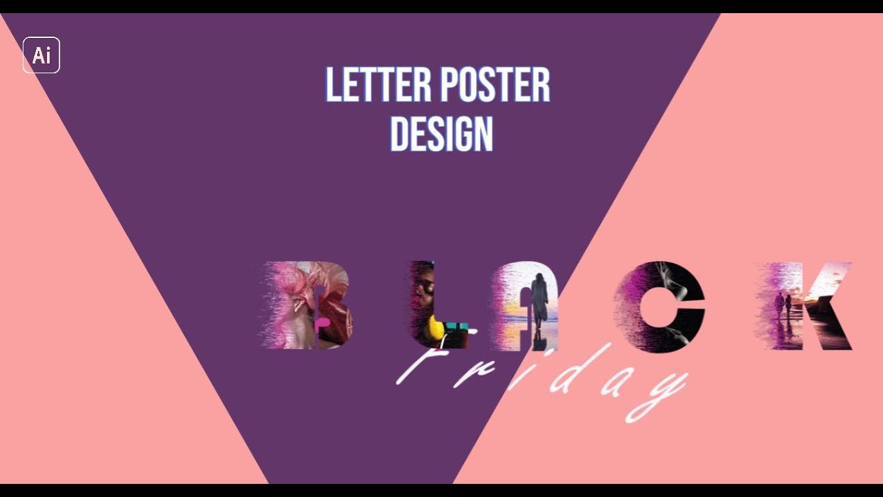 Creative Letter Poster Design: Expert Masking Techniques in Adobe ...