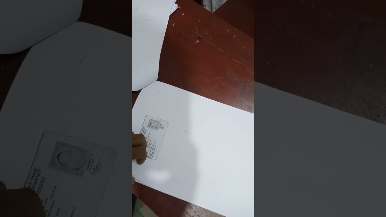 Contoh Fotocopy KK, KTP dan Akte Kelahiran serta Foto berwarna - YouTube