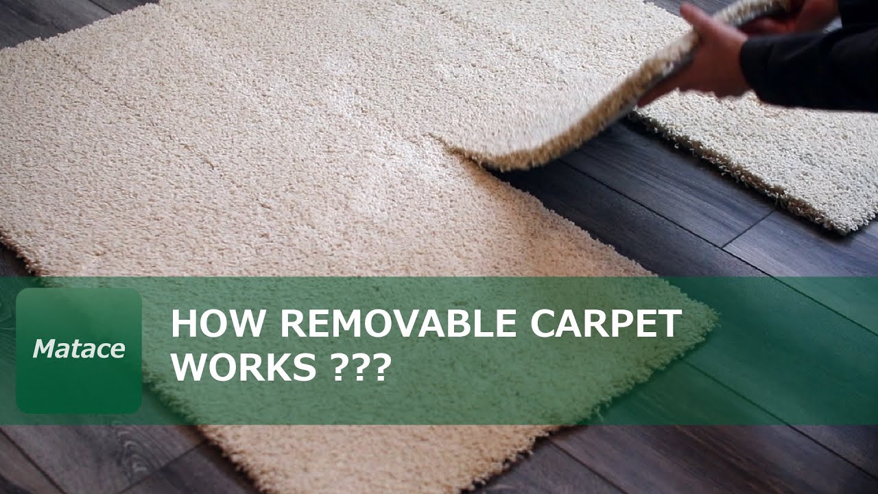 How Removable Carpet Works | How To Make Rugs By Youself | Matace ...