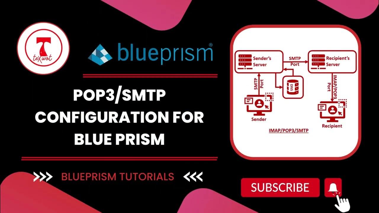 POP3 SMTP Configuration for Blue Prism - YouTube
