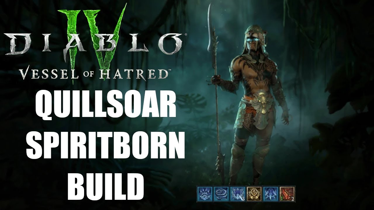 Diablo 4 [S6] - Quill Soar Spiritborn Build! - YouTube