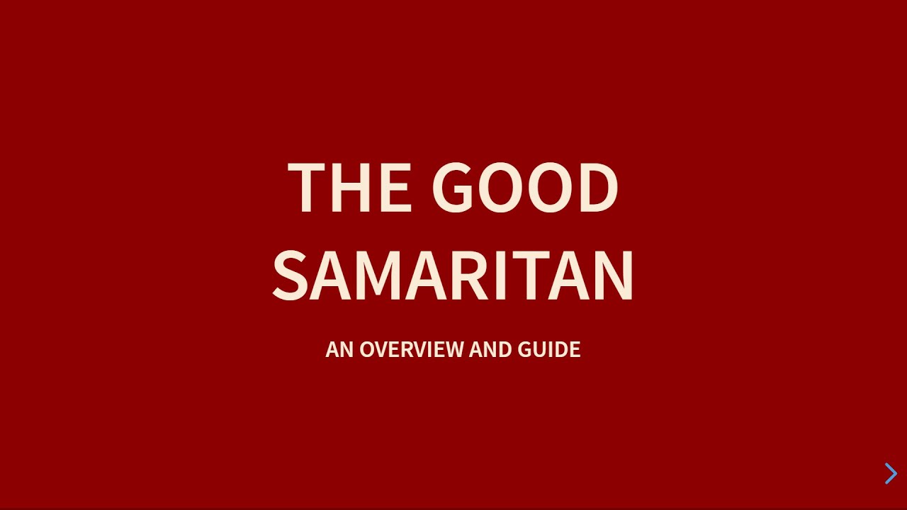 The Good Samaritan | Bible Study Prep - YouTube