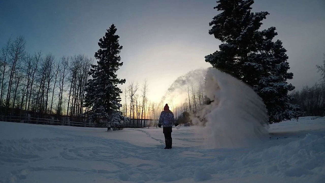 Hot Water meets Cold Weather - YouTube