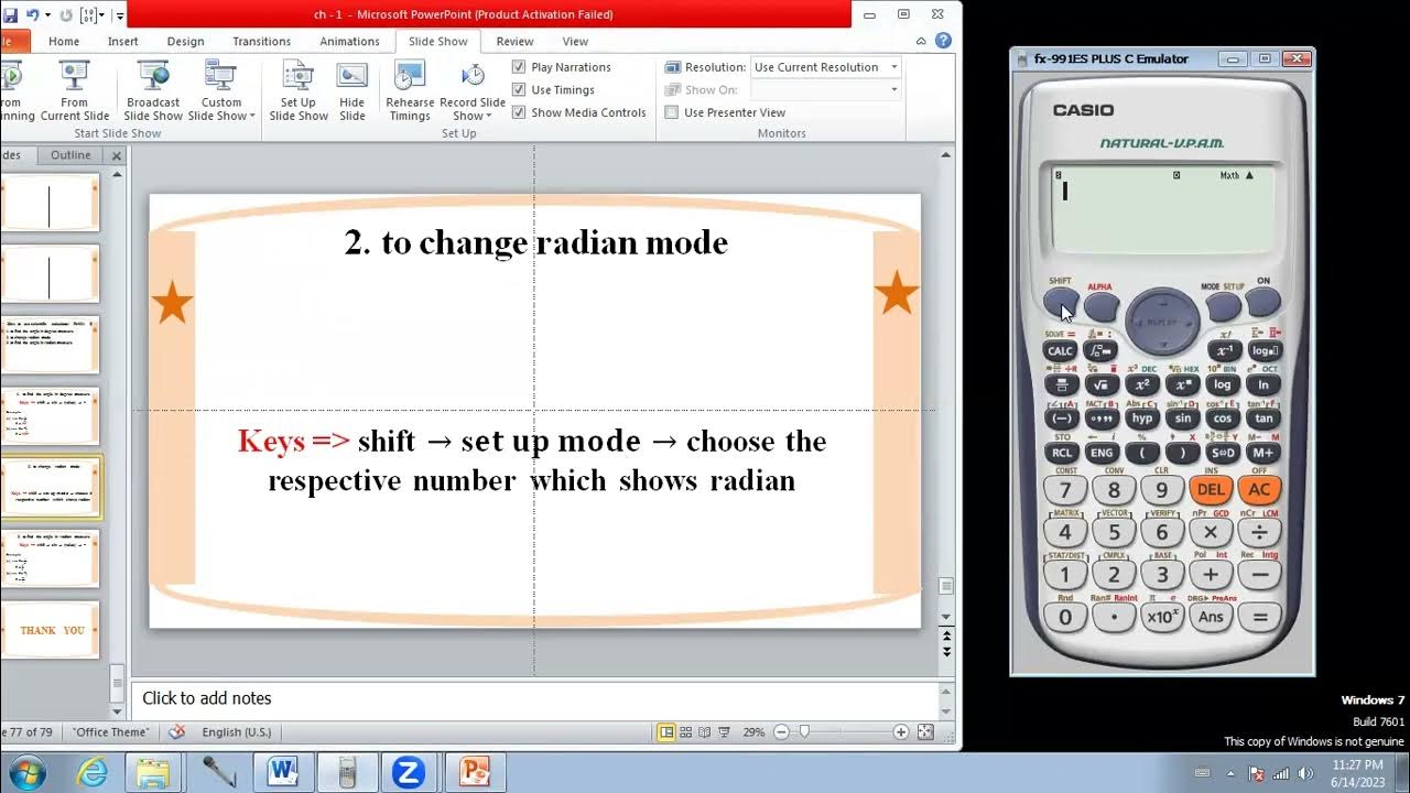 # Grade 12 - How to use scientific calculator to find the angles - YouTube