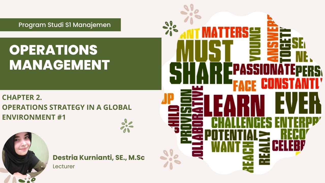 Ch 2. Operations Strategy in a Global Environment #1 - YouTube
