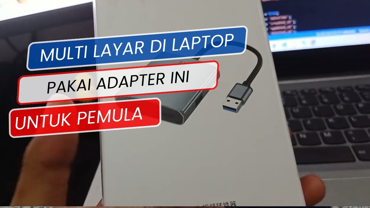 CARA SETUP MULTIPLE DISPLAY DI LAPTOP UNTUK PEMULA|DUAL MONITOR - YouTube