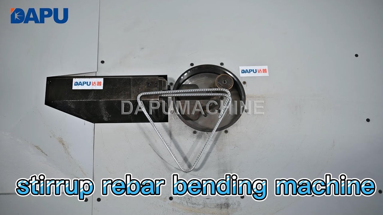 automatic stirrup rebar bending machine - YouTube