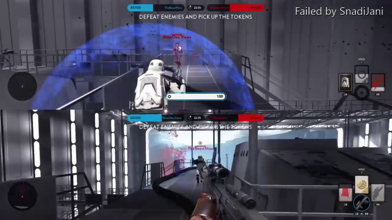 Top 5 SWBF Fails - YouTube