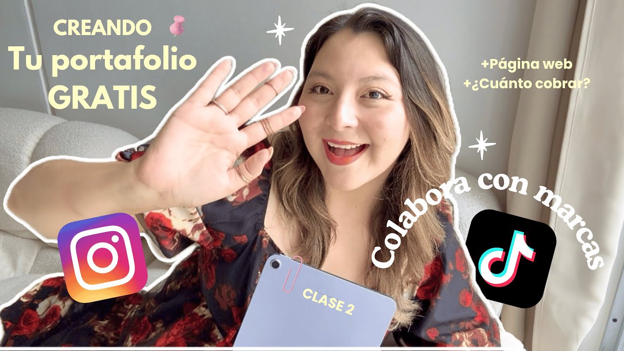 CURSO 💖 Creación de contenido! CLASE 2☁️ Creando tu portafolio GRATIS ...