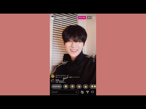201014 • 스펙트럼 조민재 인스타 라이브 • Spectrum Jo Minjae Instagram live