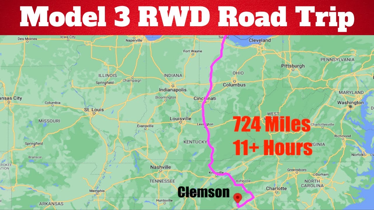 Is The Model 3 RWD Ready For Long Distance Travel? | Our 700 Mile Road ...
