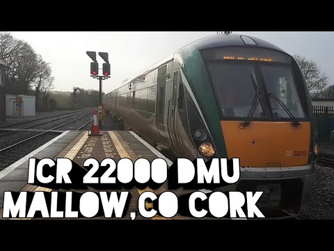 Irish Rail 22000 Class ICR Train Number 22212 - Mallow Station,Co Cork ...