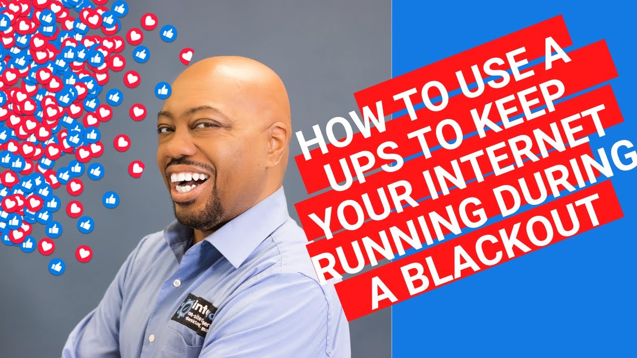 How to Use A UPS To Keep Your Internet Running During a Blackout - YouTube